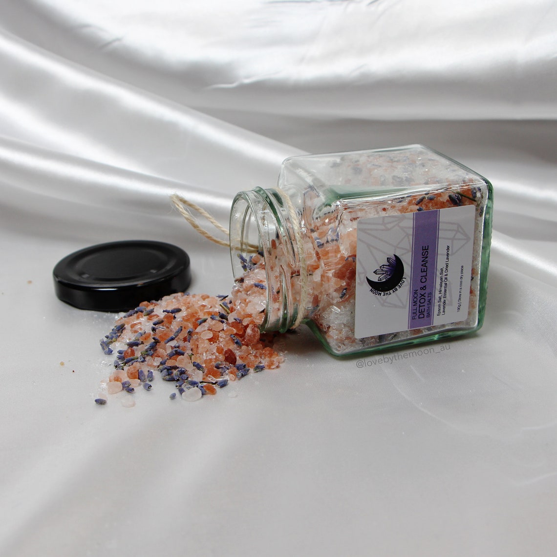 Full Moon Detox Bath Salts Epsom & Himalayan Salt Lavender - Etsy