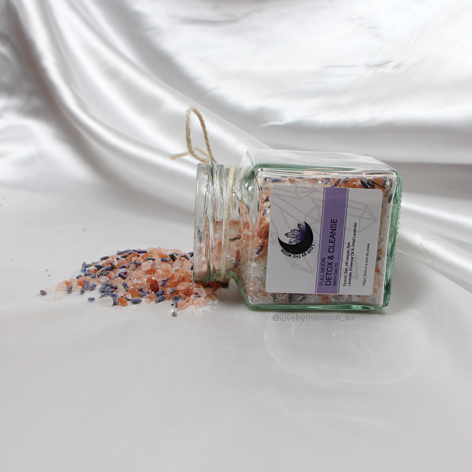 Full Moon Detox Bath Salts Epsom & Himalayan Salt Lavender | Etsy