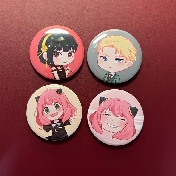 SPY X FAMILY BUTTONS | Etsy