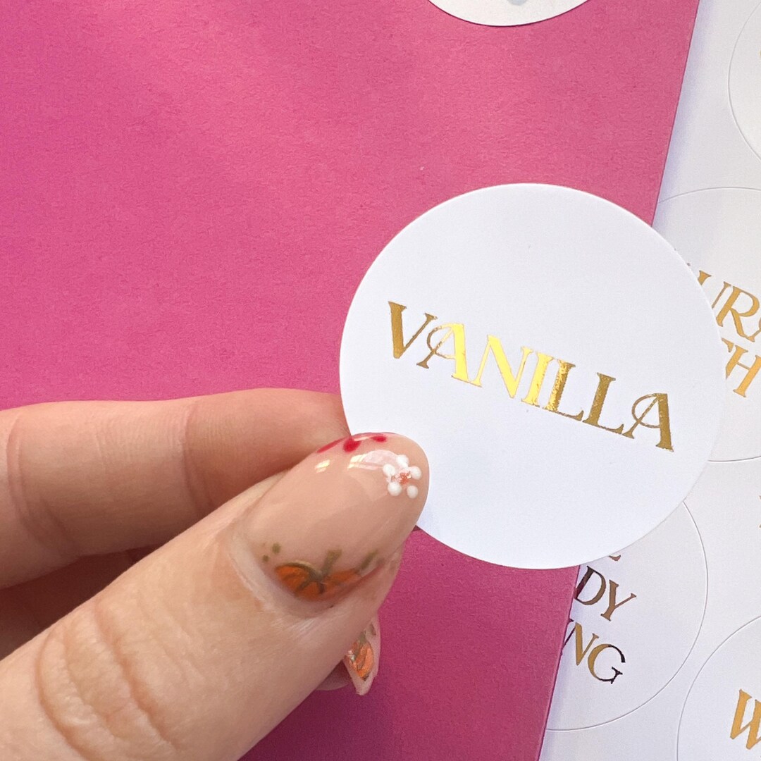 35 Flavour Stickers • 37mm • Baking/ingredient Labels - Etsy