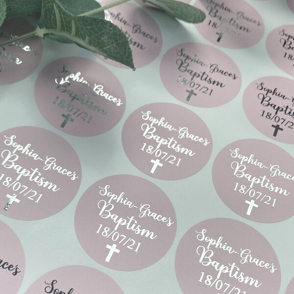 Baptism Labels - Etsy