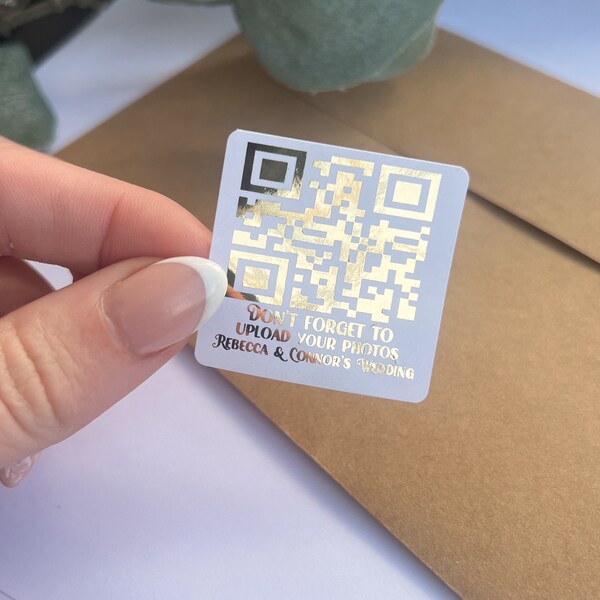 Qr Code Camera Wedding - Etsy
