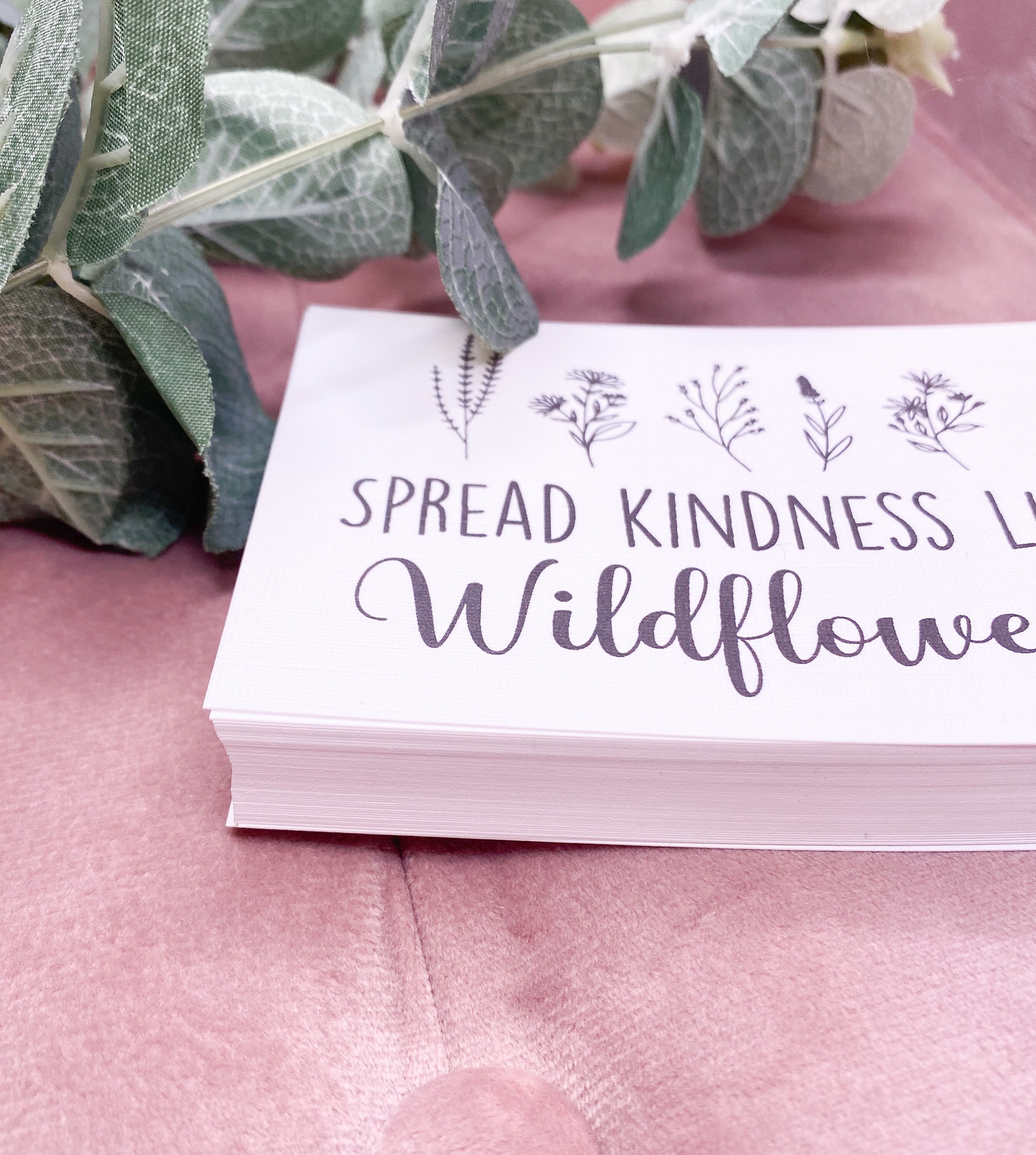 A7 Spread Kindness Cards Small Business Packaging Cards - Etsy UK