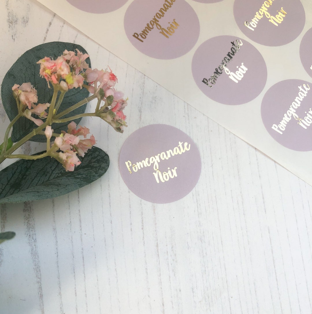 Foiled Scent Stickers for Wax Melt and Bath Bomb Maker Labels•fragrance ...