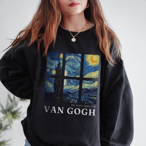 Van Gogh Sweater Van Gogh Sweatshirt Vincent Van Gogh Art Shirt Van ...