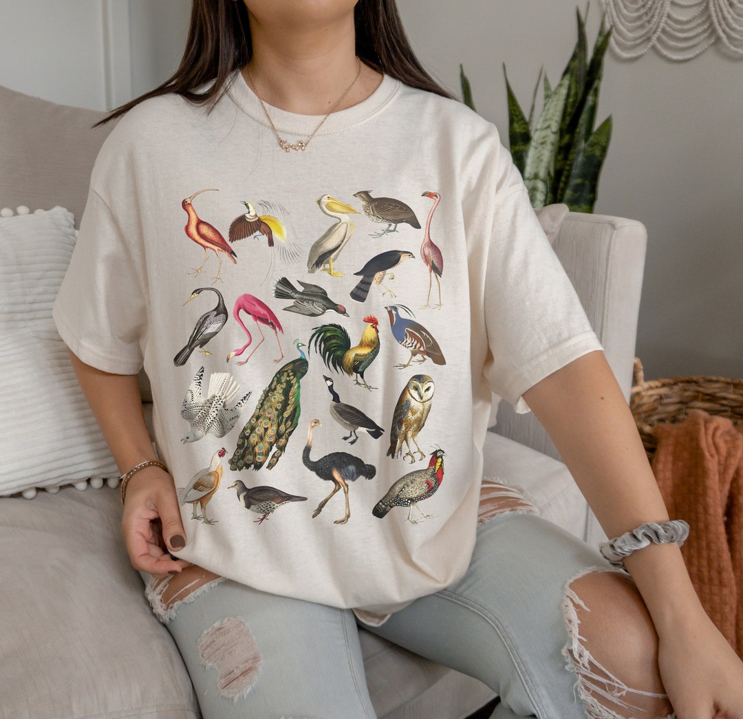 Cottagecore Clothing Indie Shirt Bird Shirt Cottagecore Shirt Indie ...