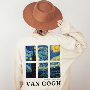 Van Gogh Sweater Van Gogh Sweatshirt Vincent Van Gogh Art Shirt Van ...
