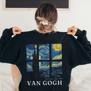 Van Gogh Sweater Van Gogh Sweatshirt Vincent Van Gogh Art Shirt Van ...