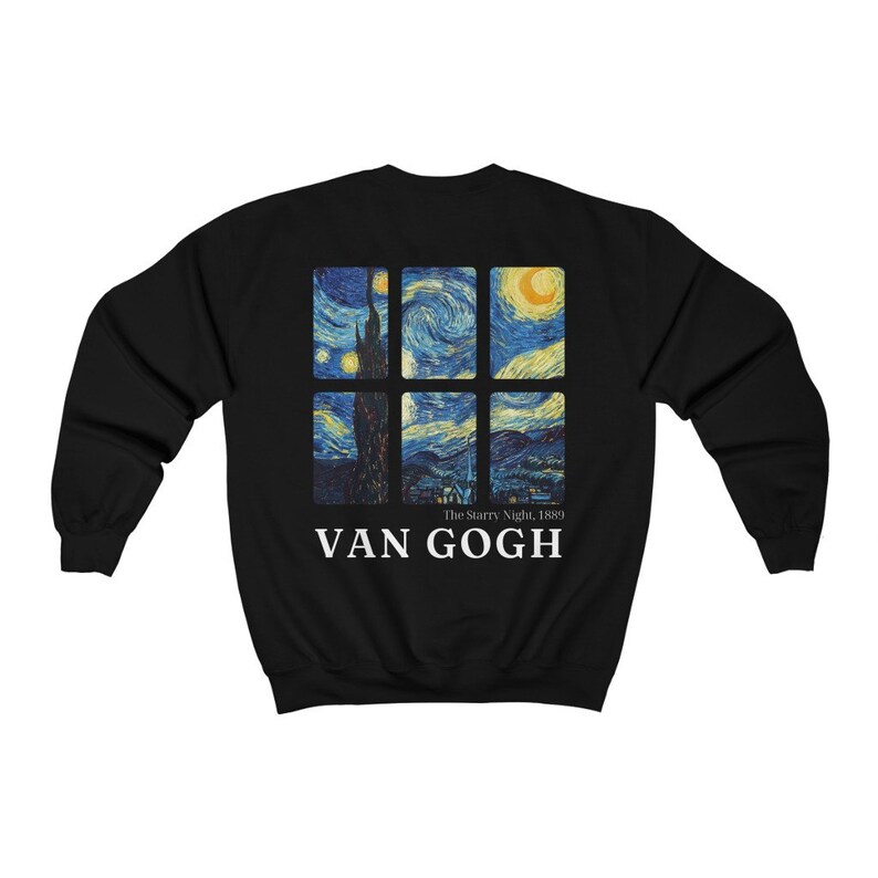 Van Gogh Sweater Van Gogh Sweatshirt Vincent Van Gogh Art - Etsy