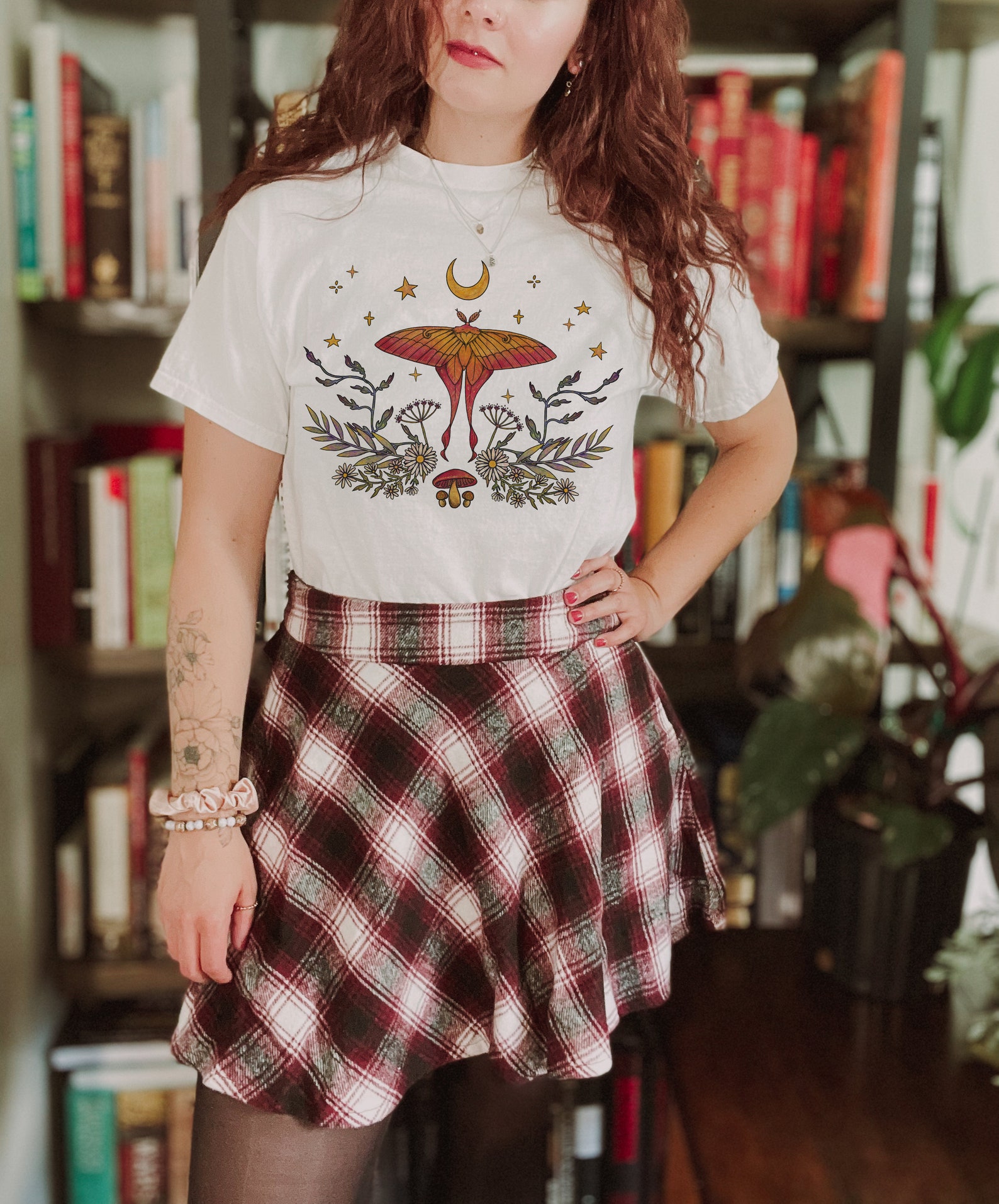 Luna Moth Shirt Indie T Shirt Cottagecore Shirt Cottage Core - Etsy