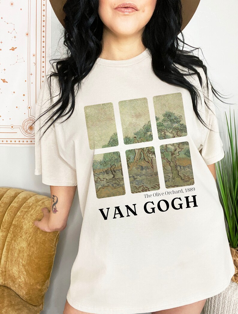 Van Gogh Shirt Art Shirt Aesthetic Clothes Vincent Van Gogh - Etsy