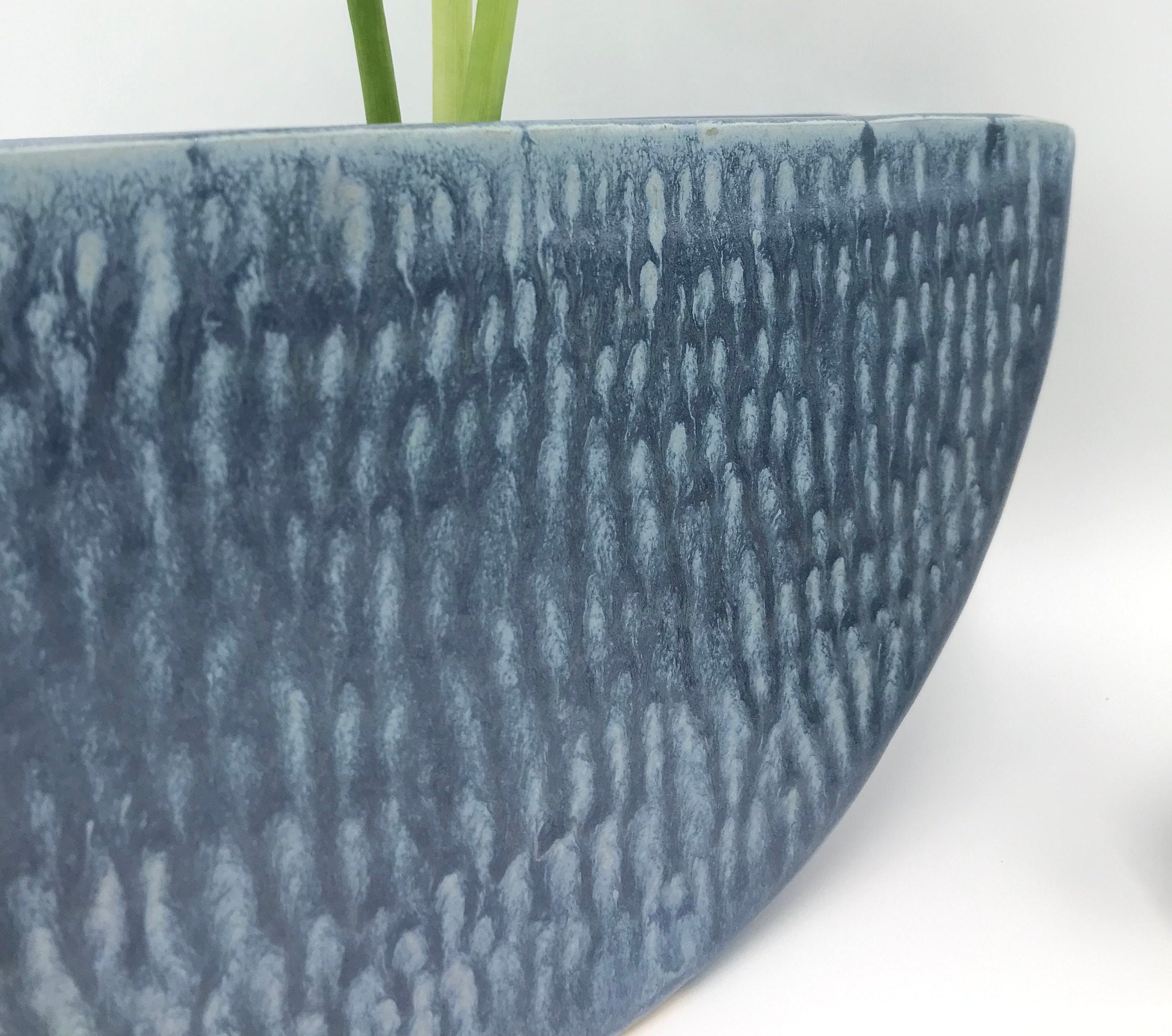 Half Moon Vessel in Bohemian Blue - Etsy