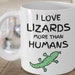 LIZARD LOVER GIFT Funny Lizard Mug Lizard Owner Gift Cute Lizard Gift ...