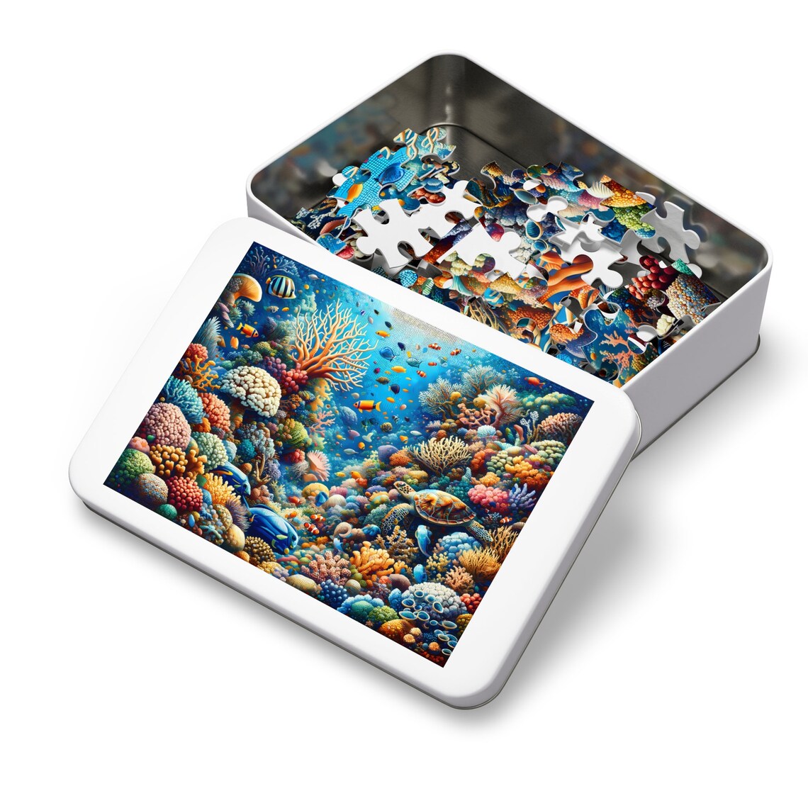 Underwater Coral Reef Jigsaw Puzzle Unique Gift for Mom Friend Marine ...