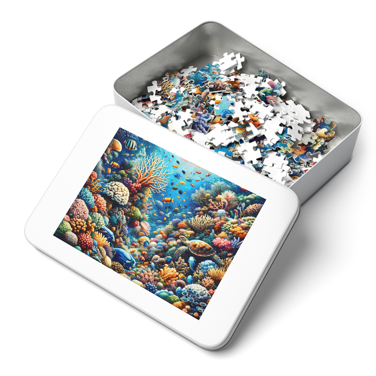 Underwater Coral Reef Jigsaw Puzzle Unique Gift for Mom Friend Marine ...