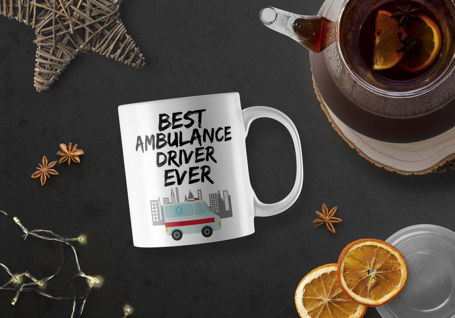 Funny Ambulance Driver Mug Best Ambulance Driver Ever Ambulance Driver ...