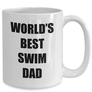Funny Swim Dad Mug for Swim Dad Gift for Swim Dad Coffee Mug Swim Dad ...