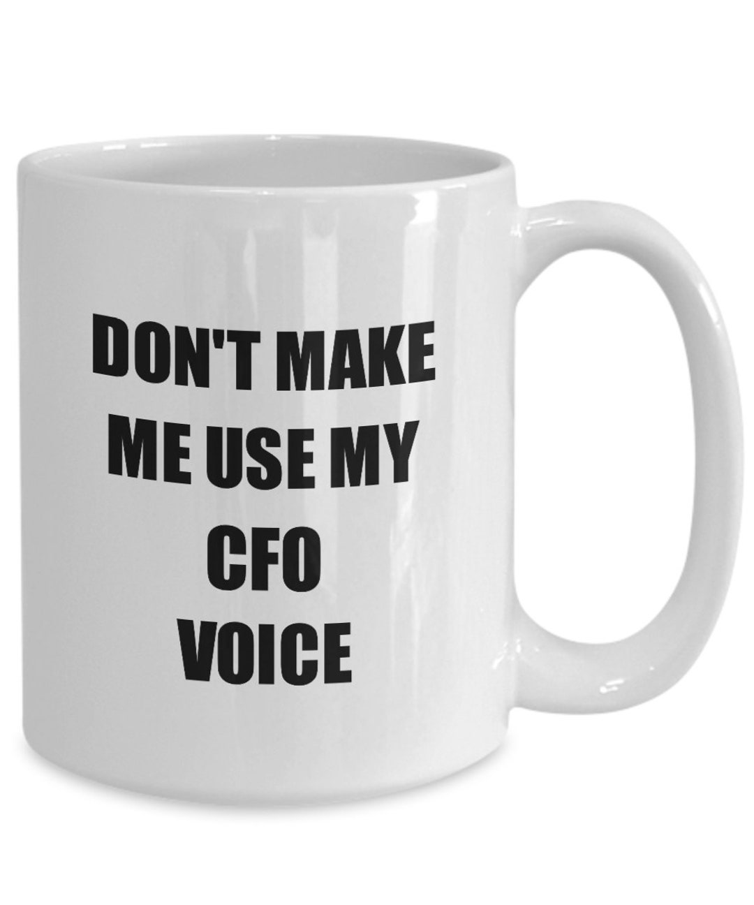 CFO Mug Coworker Gift Idea Funny Gag for Job Coffee Tea Cup Funny Chief ...