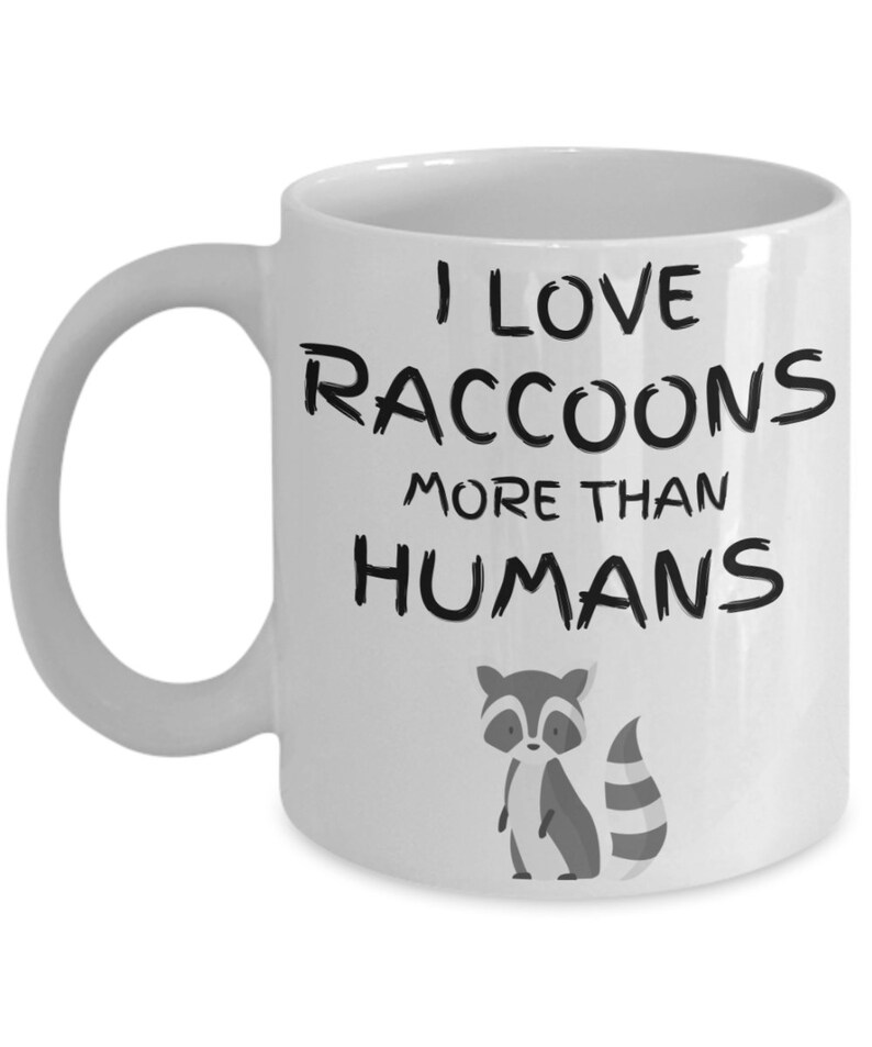 RACCOON LOVER GIFT Raccoon Mug Cute Raccoon Gift for Raccoon | Etsy