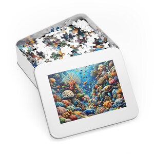 Underwater Coral Reef Jigsaw Puzzle Unique Gift for Mom Friend Marine ...