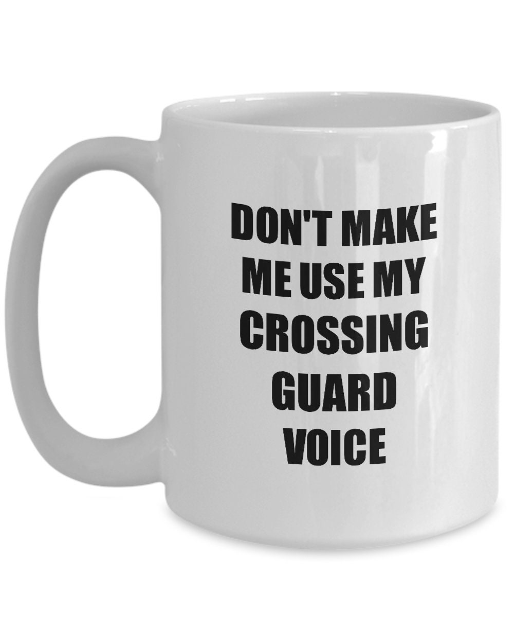 Crossing Guard Mug Coworker Gift Idea Funny Gag for Job Coffee Tea Cup ...