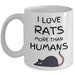 RAT LOVER GIFT for Rat Lover Mug Cute Rat Gift Rat Mom Rat Dad - Etsy