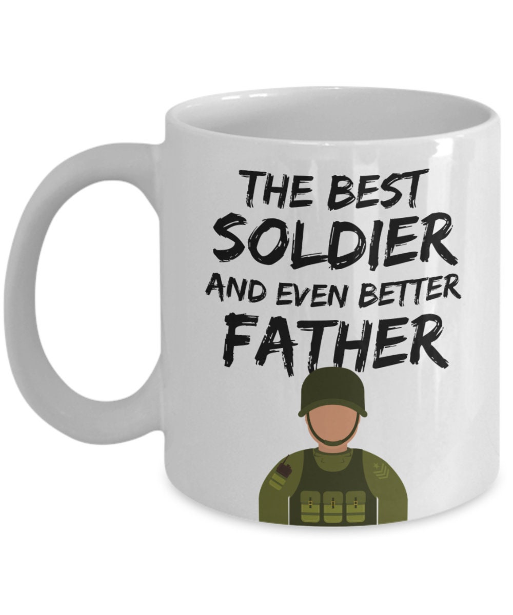 SOLDIER DAD GIFT Soldier Dad Mug Us Army Soldier Gift Funny - Etsy