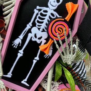 Skeleton Swag, Skeleton Decor, Halloween Swag, Halloween Decor, Home ...