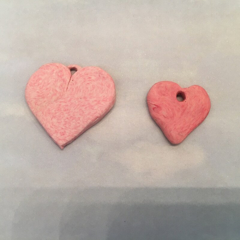 Clay Heart Pendant - Etsy