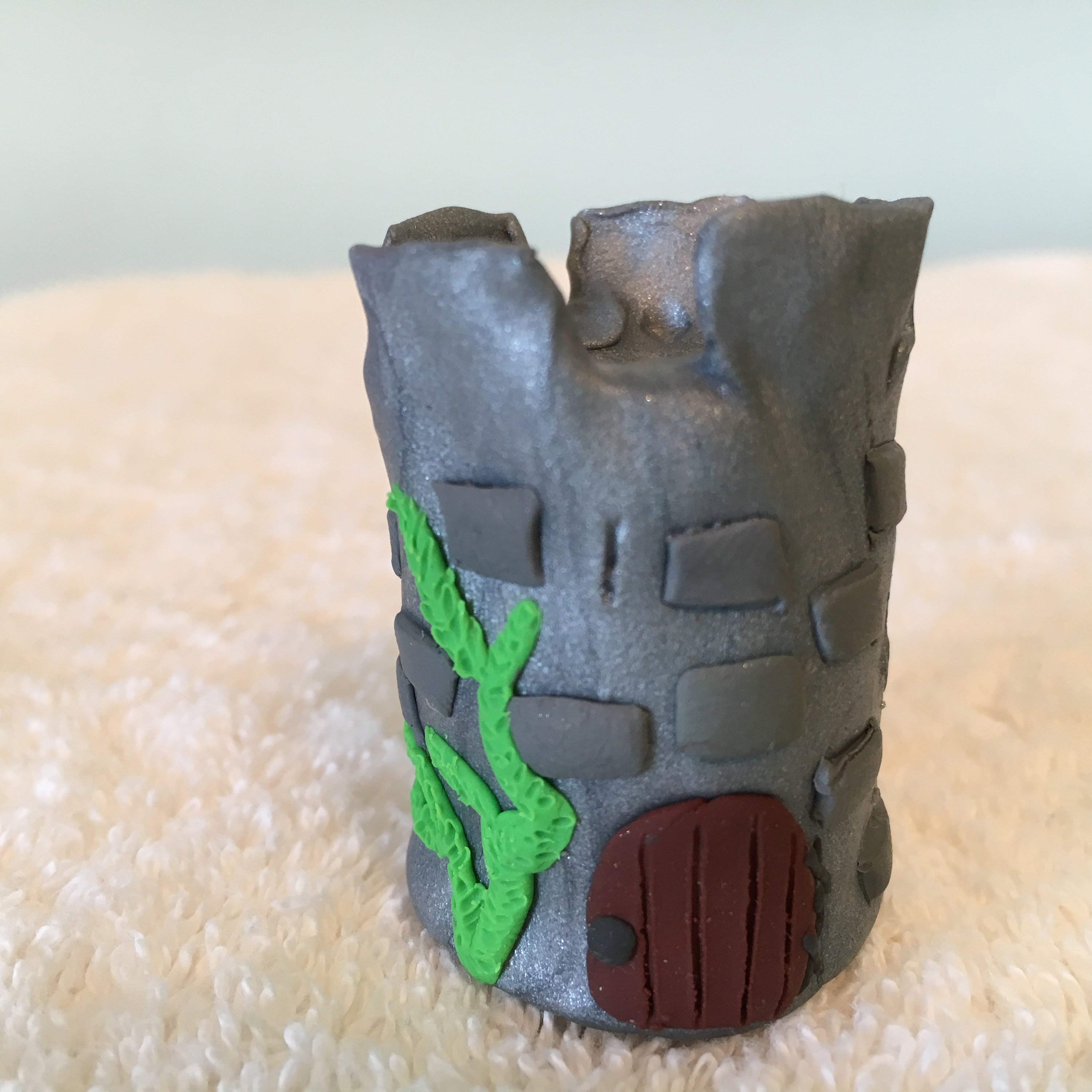 Castle Clay Miniature, Clay Castle, Mini Castle, Miniature Castle ...