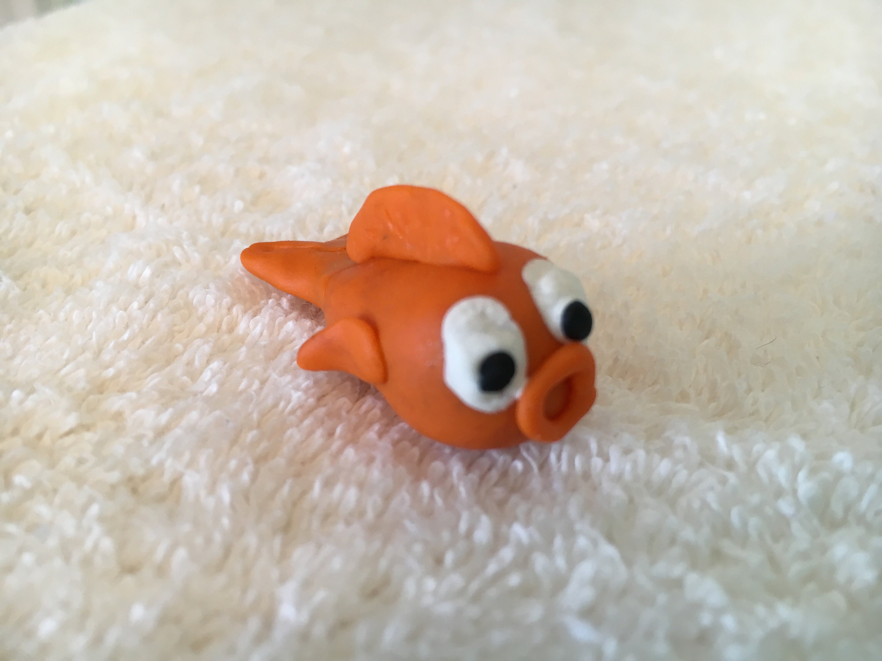 Goldfish Clay Miniature Clay Goldfish Mini Goldfish | Etsy