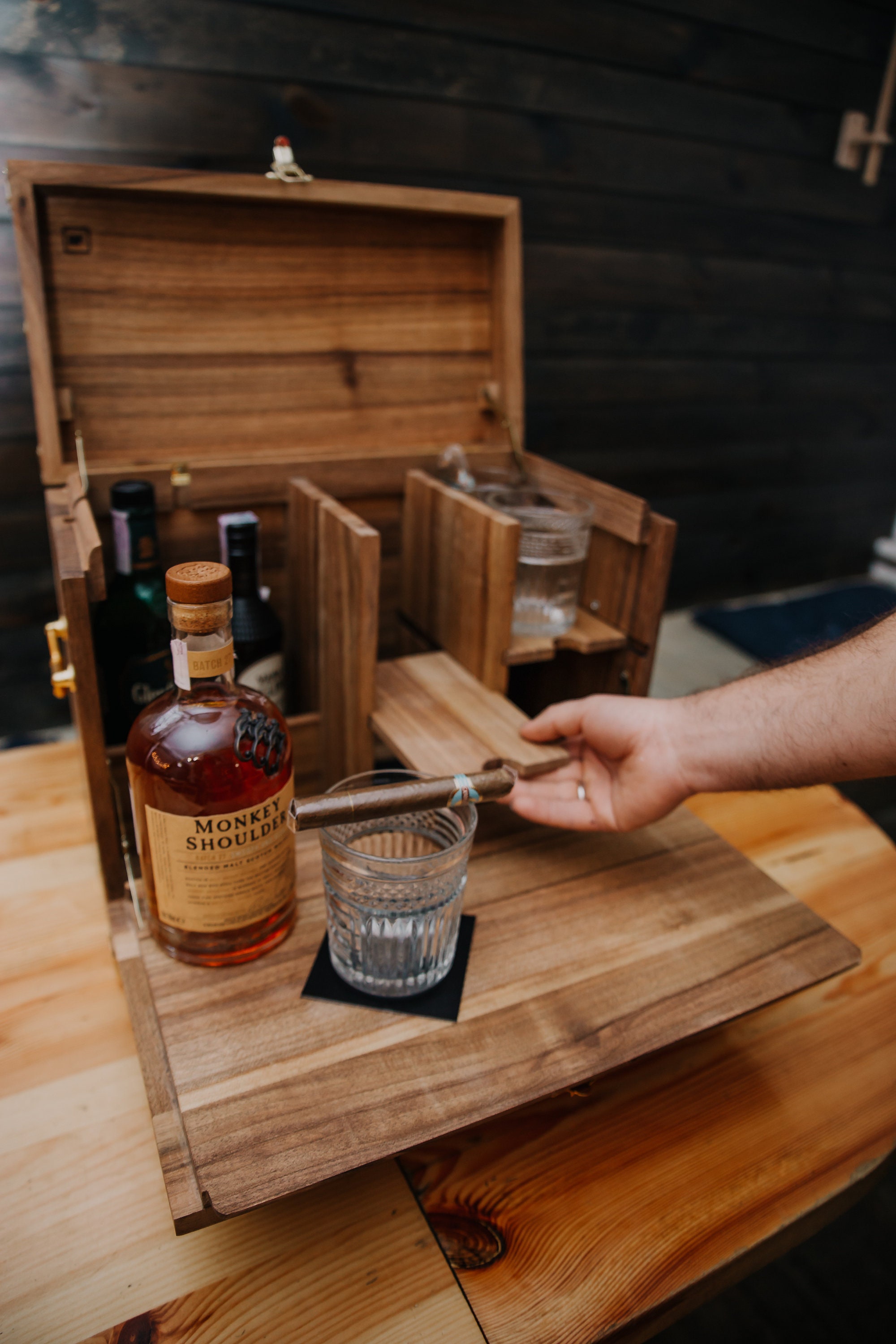 Handmade Portable Minibar. Wood Minibar. Gifts for Men. | Etsy