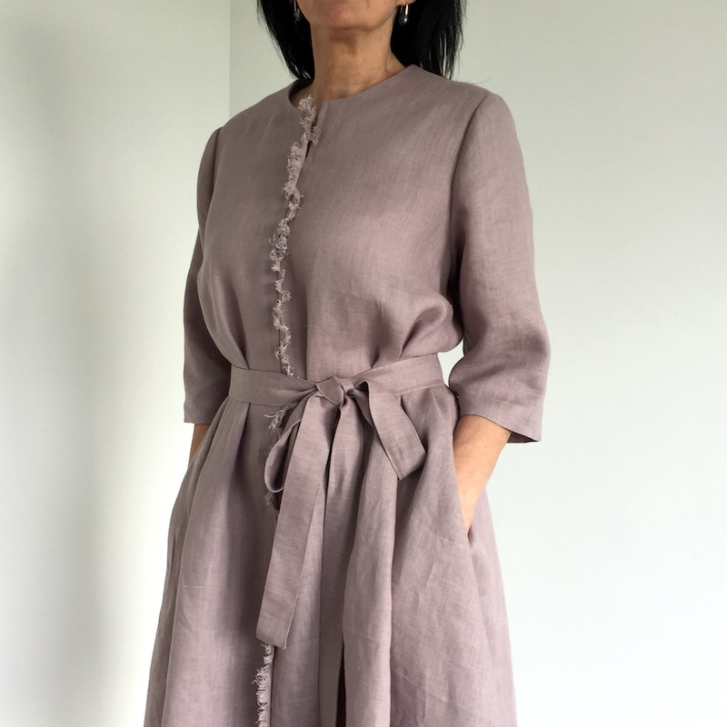 Organic Linen Dress - Etsy