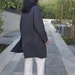 Long Washed Soft Linen Jacket With Button Pockets and Collar - Etsy
