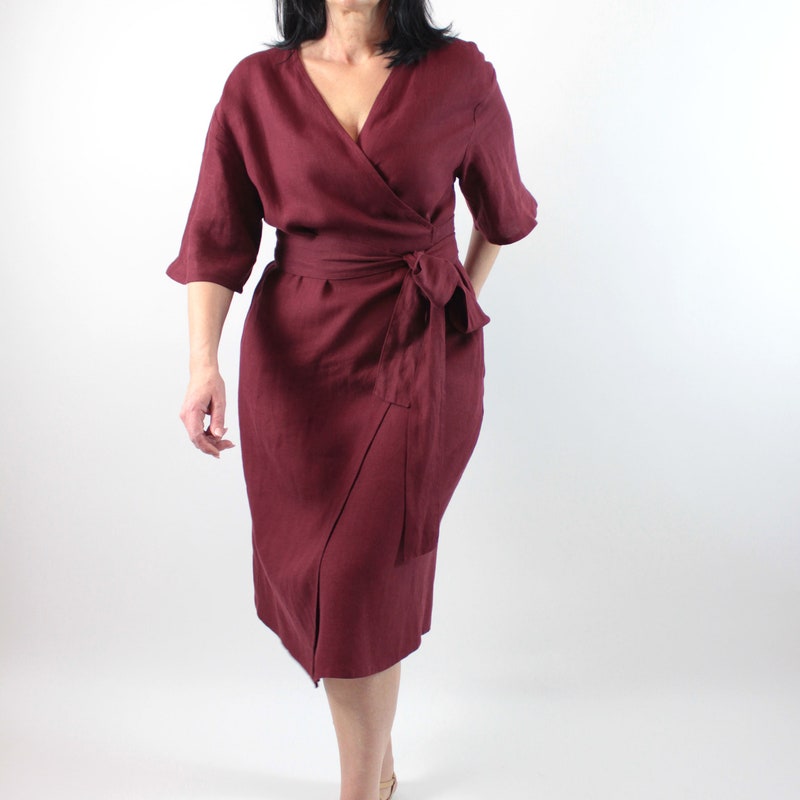 Marsala Dress - Etsy