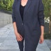 Long Washed Soft Linen Jacket With Button Pockets and Collar - Etsy