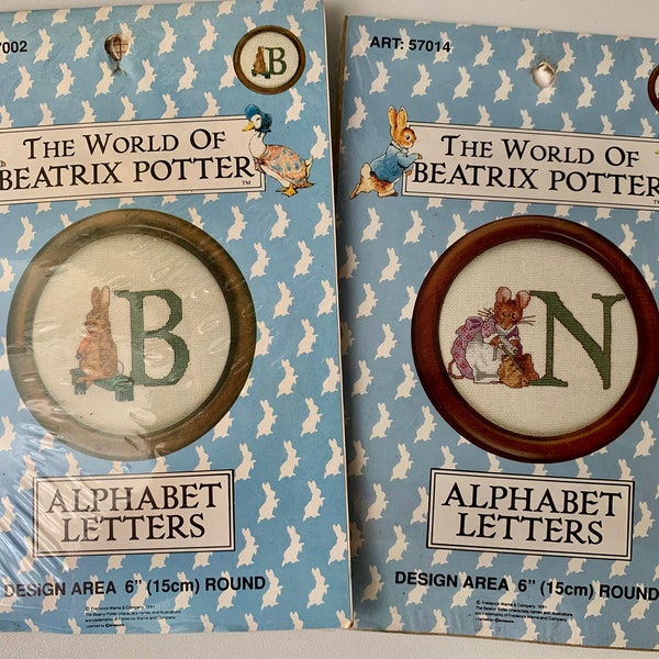 Beatrix Potter Cross Stitch - Etsy