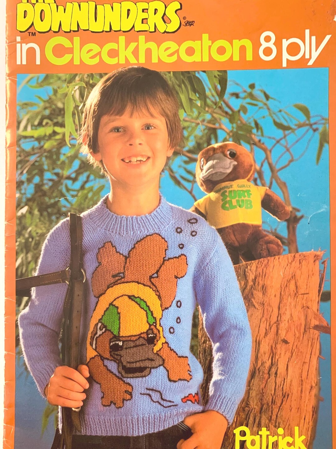 Intarsia Knit Jumper Pattern Book: Cleckheaton Downunders, Australian ...