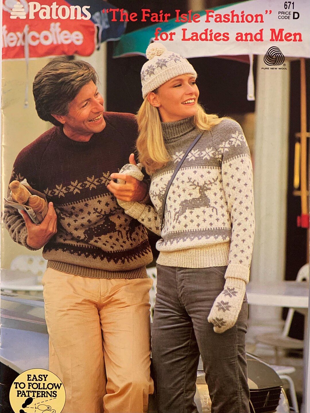 Patons TOTEM 671. 'the Fair Isle Fashion' for Men and Women - Jumpers ...