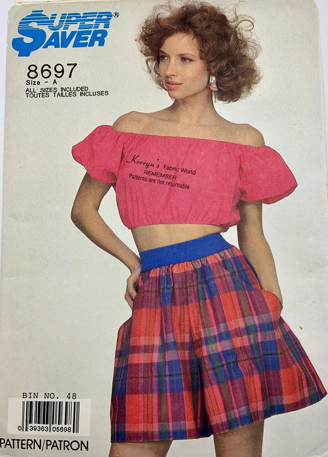 UNCUT Simplicity 8697. Super Saver Misses' Easy-to-sew Loose Fitting ...