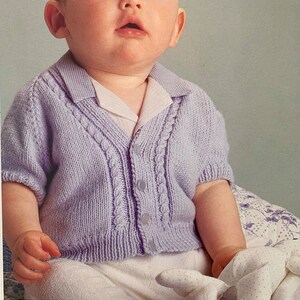 PATONS 792. 20 BABY Hand Knit Patterns - Jumper, Smock, Cardigan ...