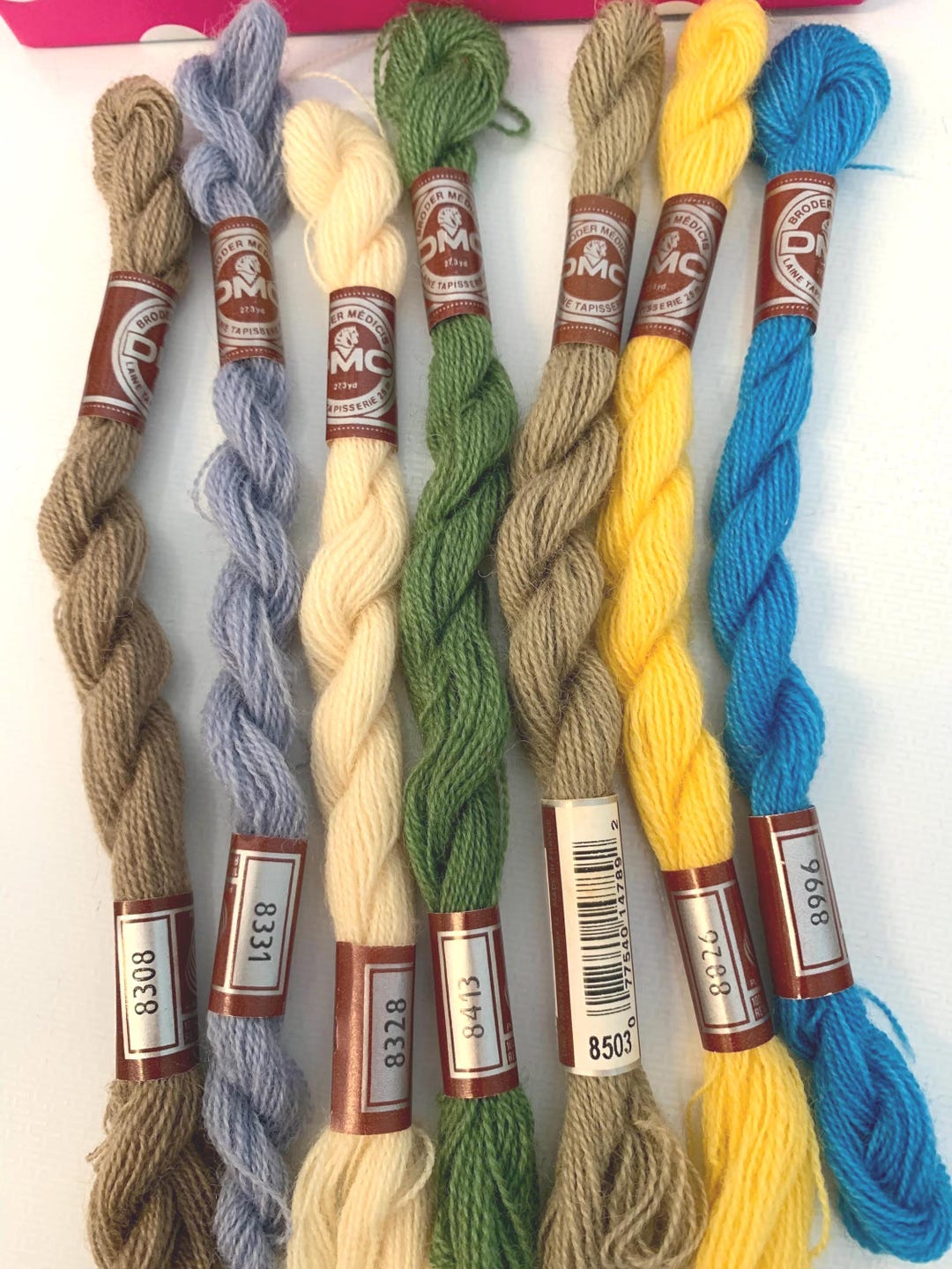 DMC Broder Medicis Tapestry Wool Thread: 'grasslands' Colourway, France ...