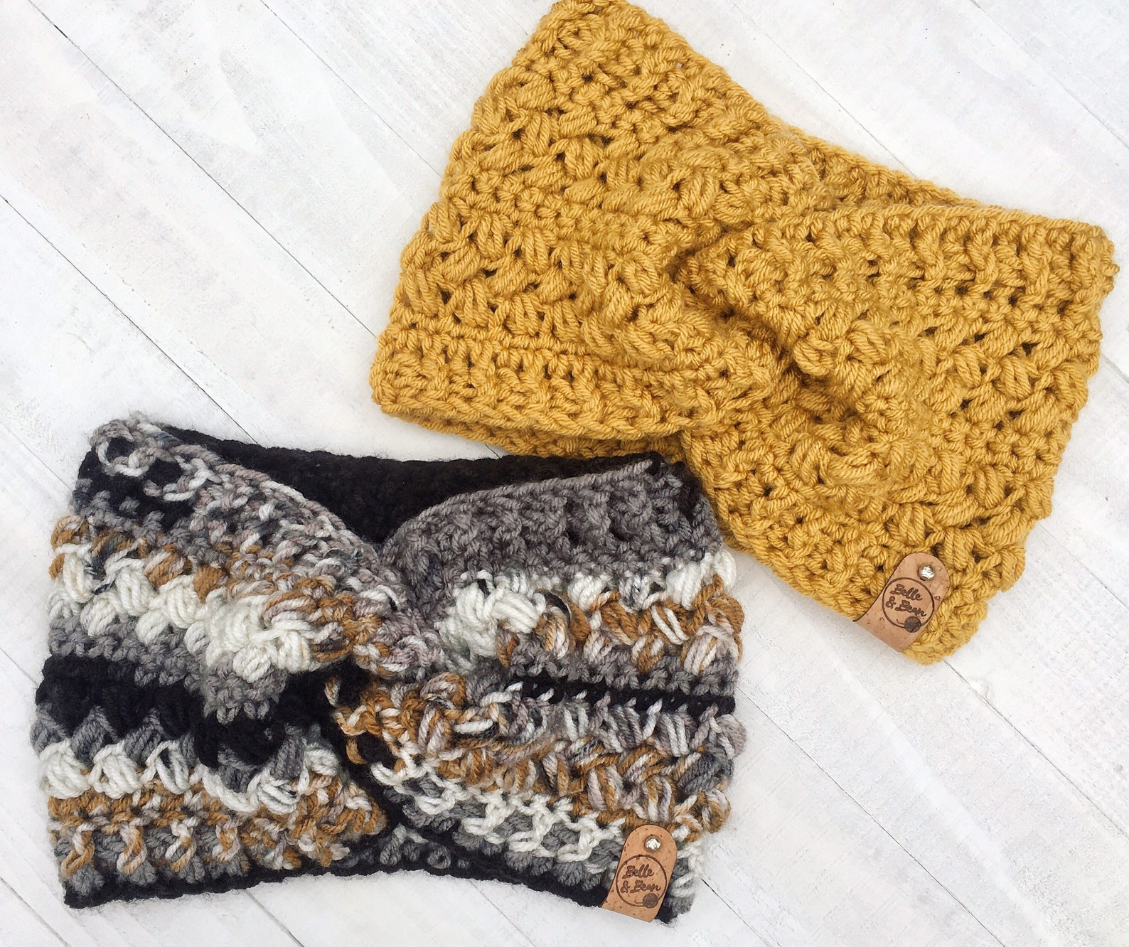 Honey Bean Head Wrap Crochet Pattern, Crochet Headband Pattern, Crochet ...