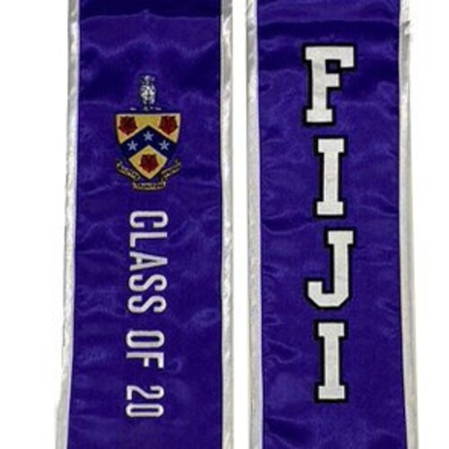 Phi Gamma Delta FIJI Graduation Sash Stole - Etsy