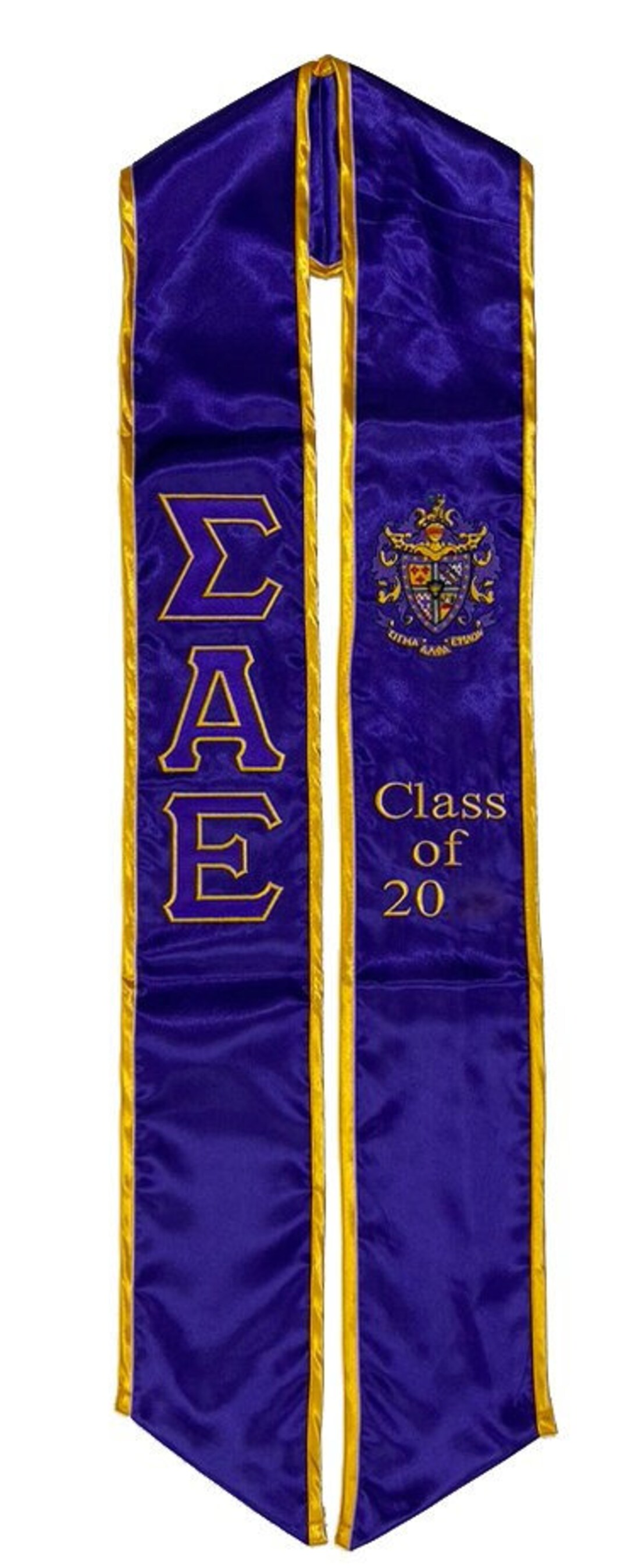 Sigma Alpha Epsilon Graduation Sash Stole - Etsy