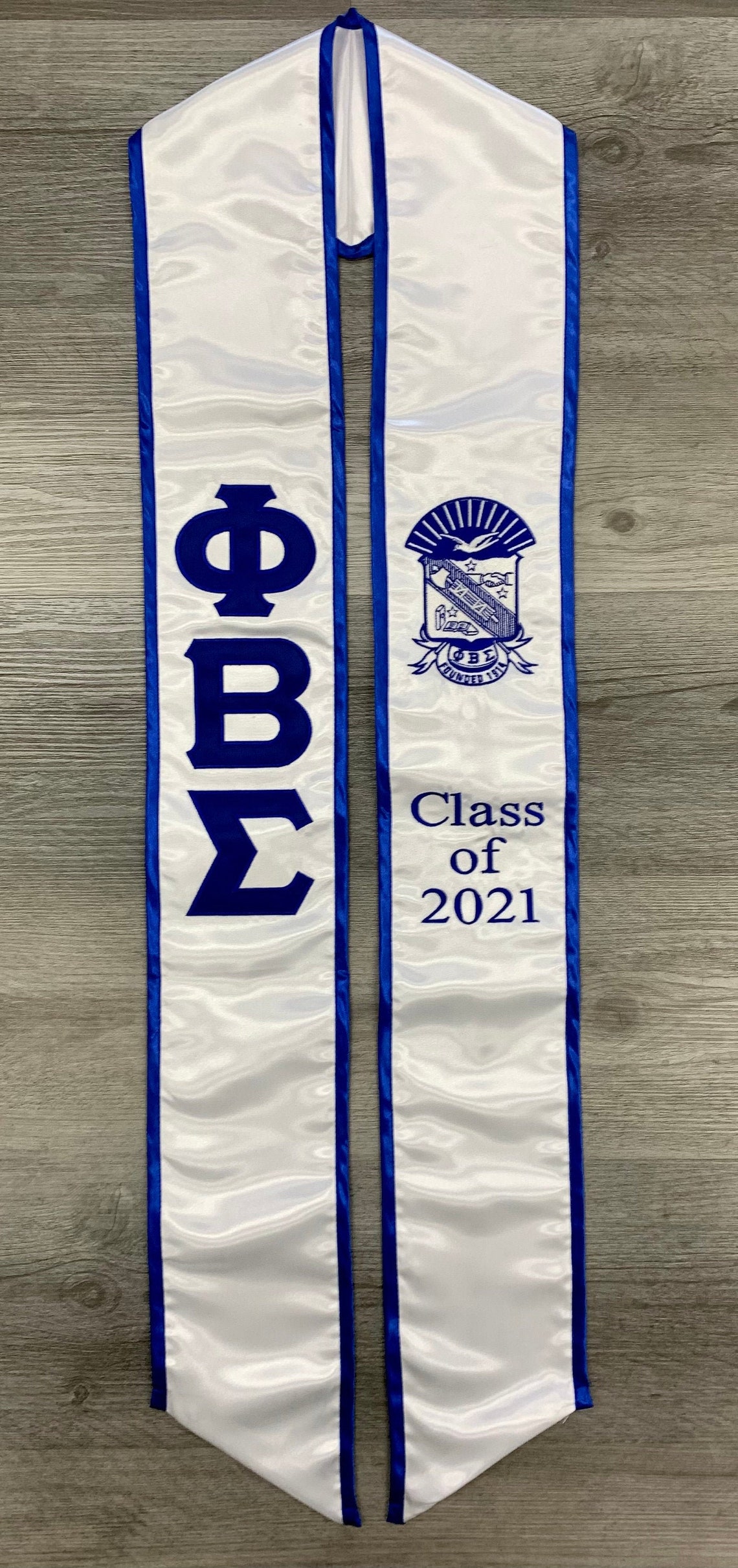 Phi Beta Sigma Graduation Stole / Sash - Etsy