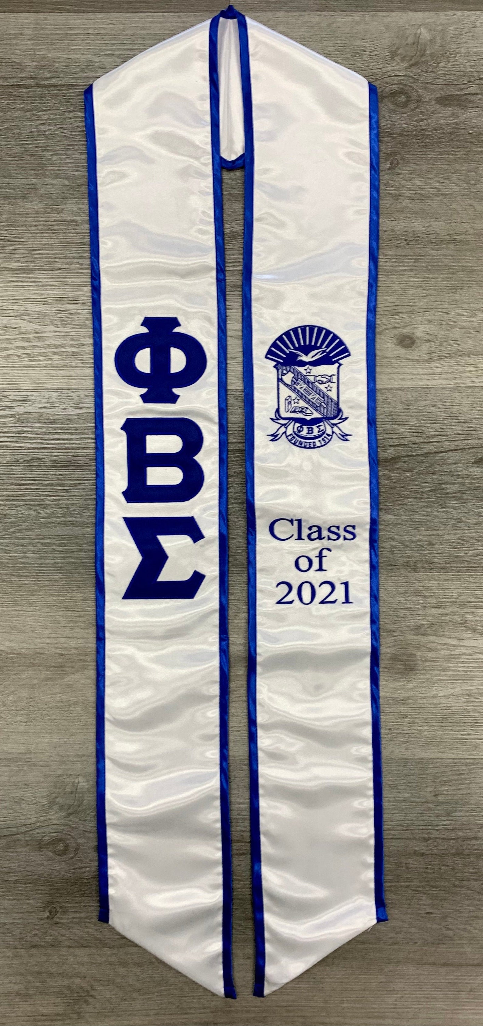 Phi Beta Sigma Graduation Stole / Sash - Etsy