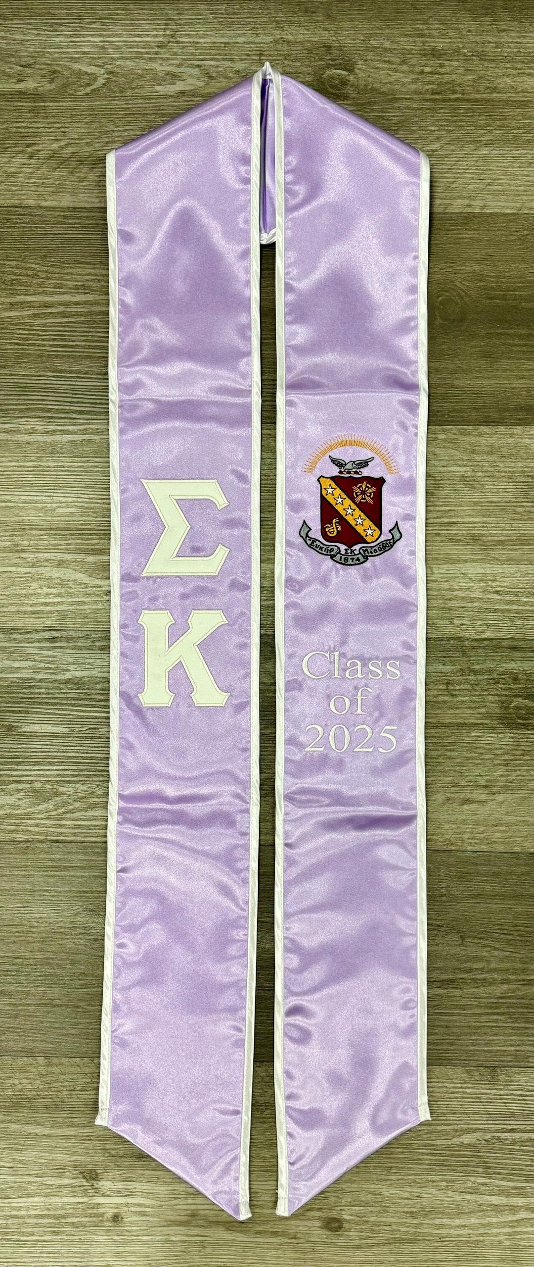 Sigma Kappa Graduation Sash Stole - Etsy