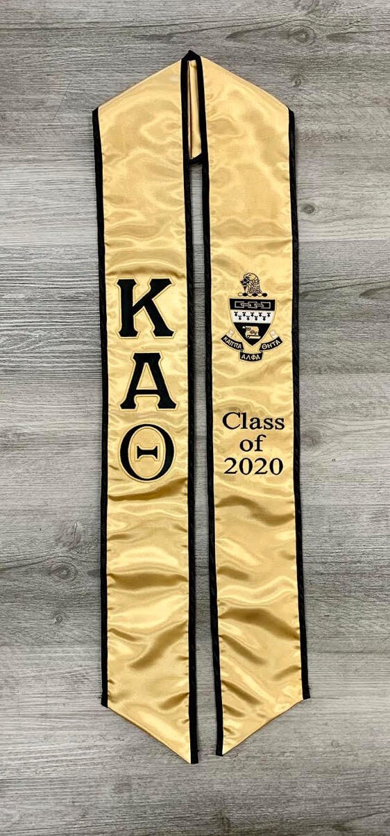Kappa Alpha Theta Graduation Stole / Sash - Etsy