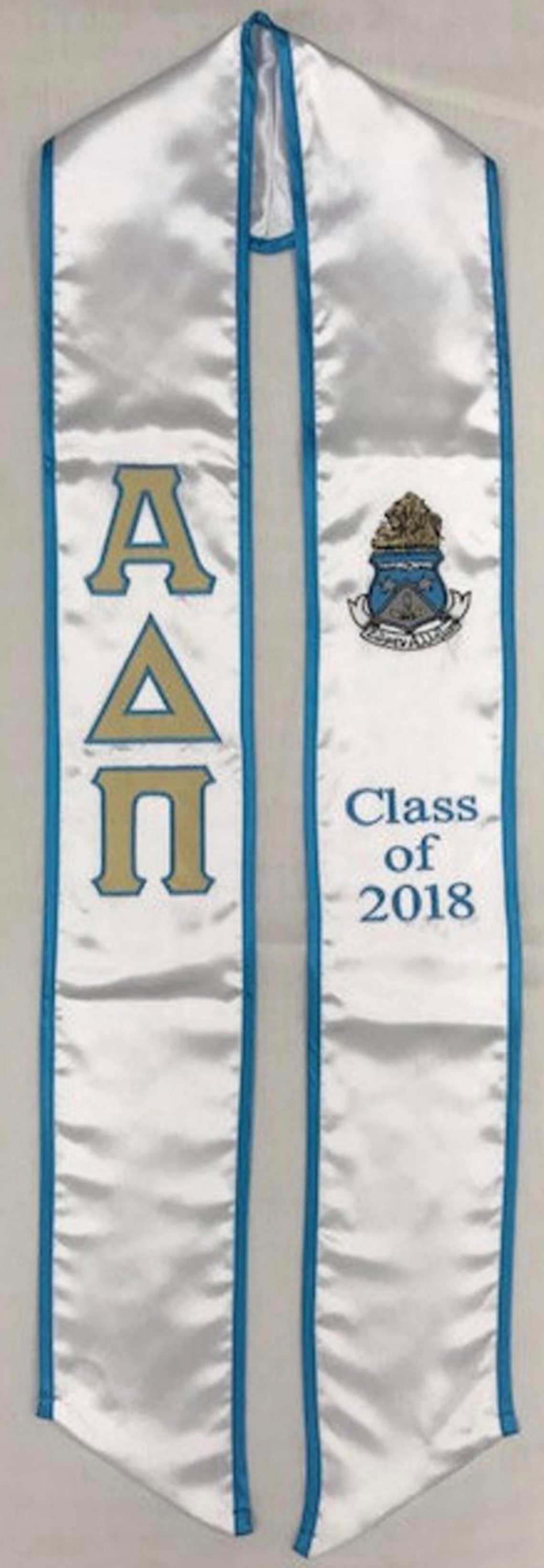 Alpha Delta Pi Graduation Sash Stole | Etsy